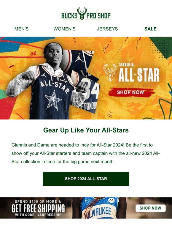 Bucks Pro Shop: This Just In: 2024 All-Star Gear Is Here! | Milled