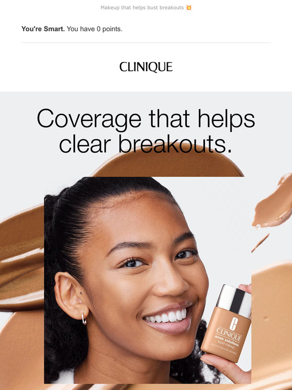 Clinique: Acne-fighting makeup 💪 Now in 24 shades. | Milled