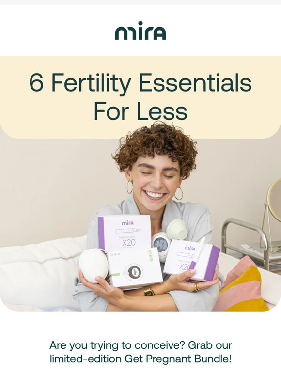 Mira Fertility: 6 Fertility Essentials in Get Pregnant Bundle! 🤰 | Milled