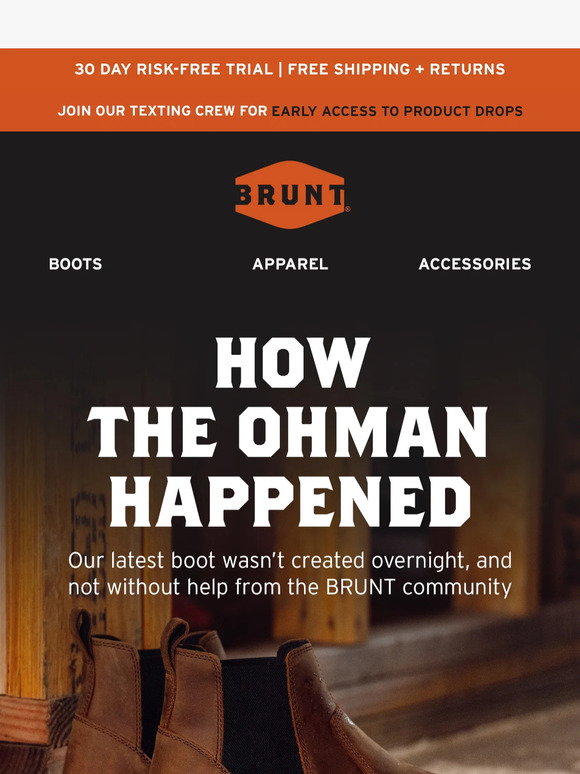 BRUNT Workwear: How The Ohman Happened | Milled