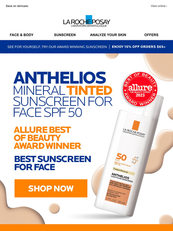 La Roche-Posay: Must have: Award-winning sunscreen | Milled
