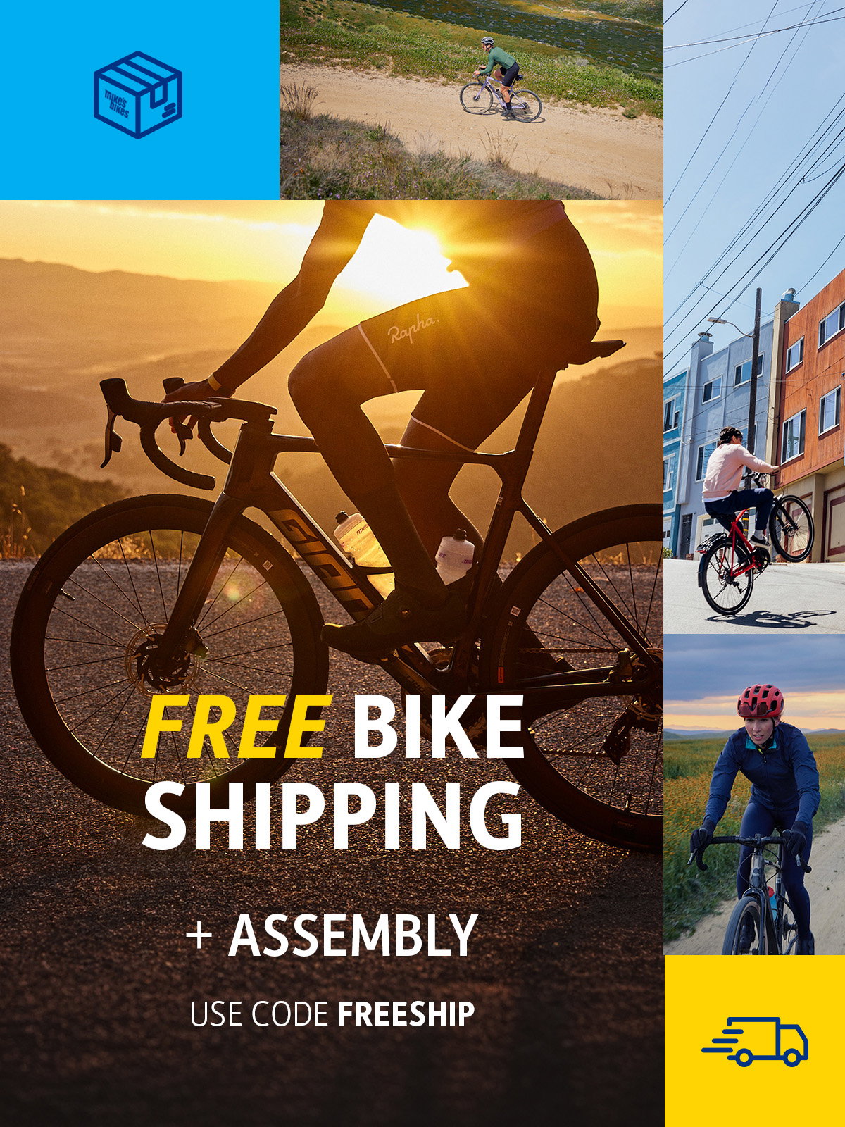 Mike's Bikes: Free Bike Shipping Ending Soon ($100 Value) | Milled