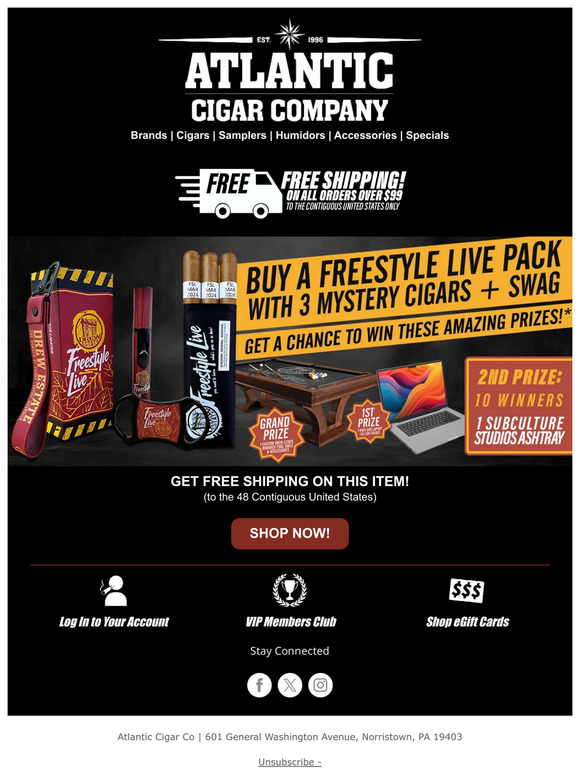 Atlantic Cigar Company: JUST LANDED! Drew Estate Freestyle Live Pack ...
