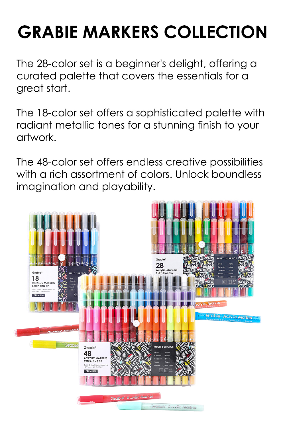Grabie: 📢48 Colors Marker Set Now Available! | Milled