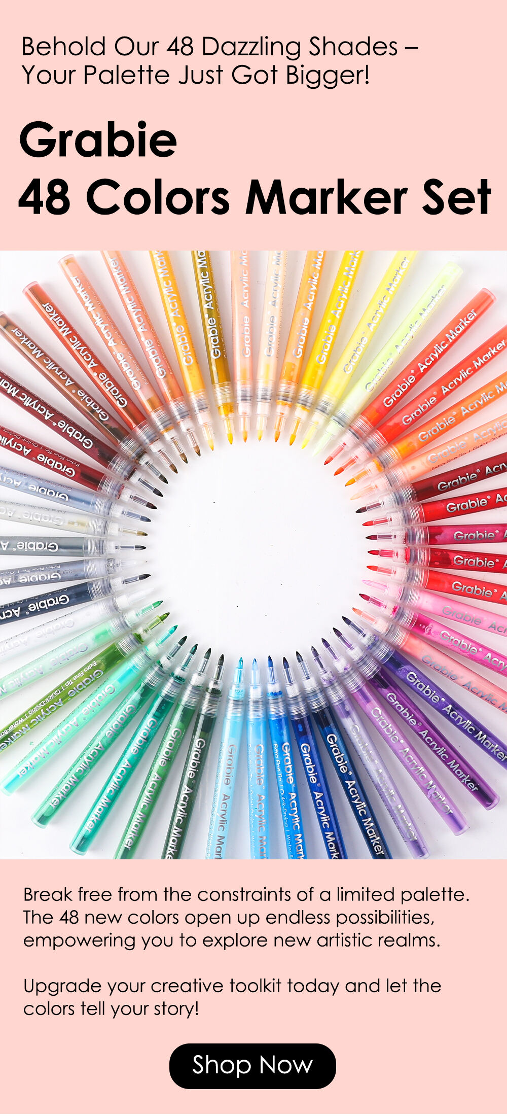 Grabie: 📢48 Colors Marker Set Now Available! | Milled