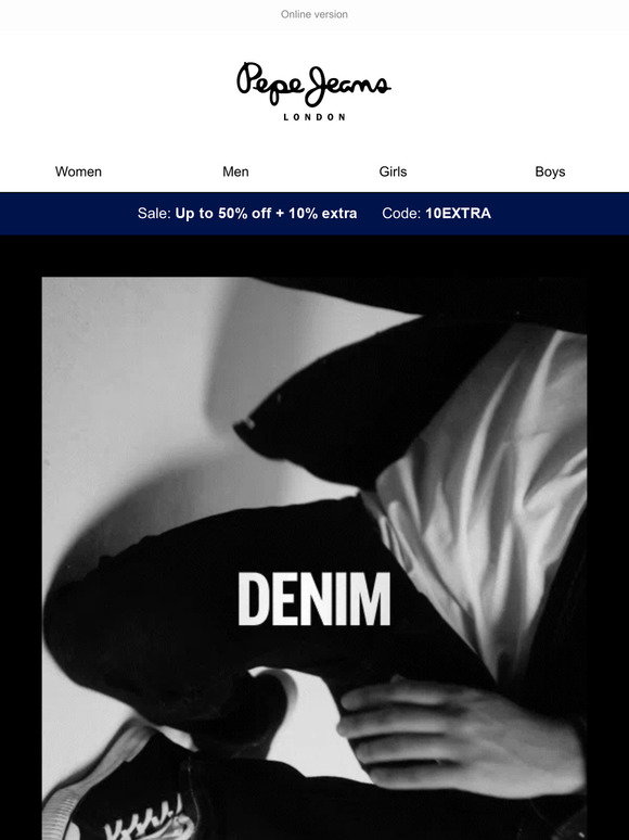 Pepe Jeans: Trending Now: Dark Denim | Milled