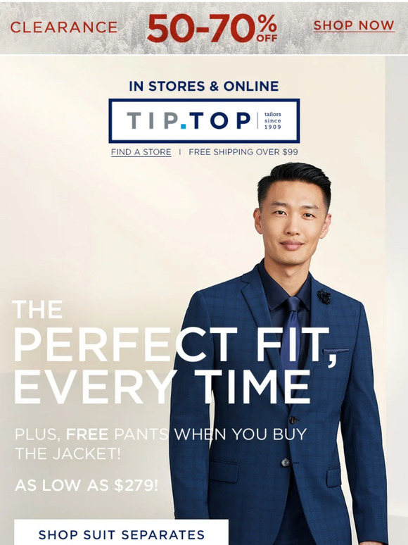 Tip Top Tailors: Explore Our Brands And Find Your Perfect Fit | Milled