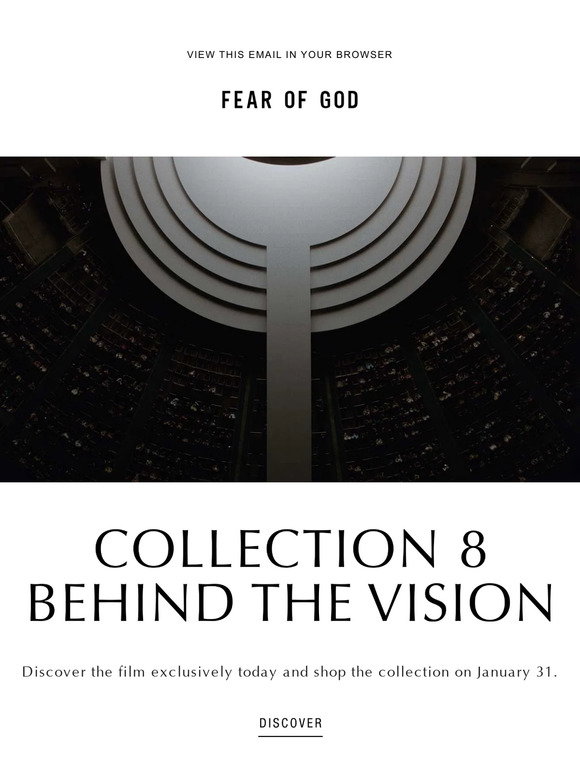 Fear of God: FEAR OF GOD COLLECTION 8 - Behind the Vision Film | Milled