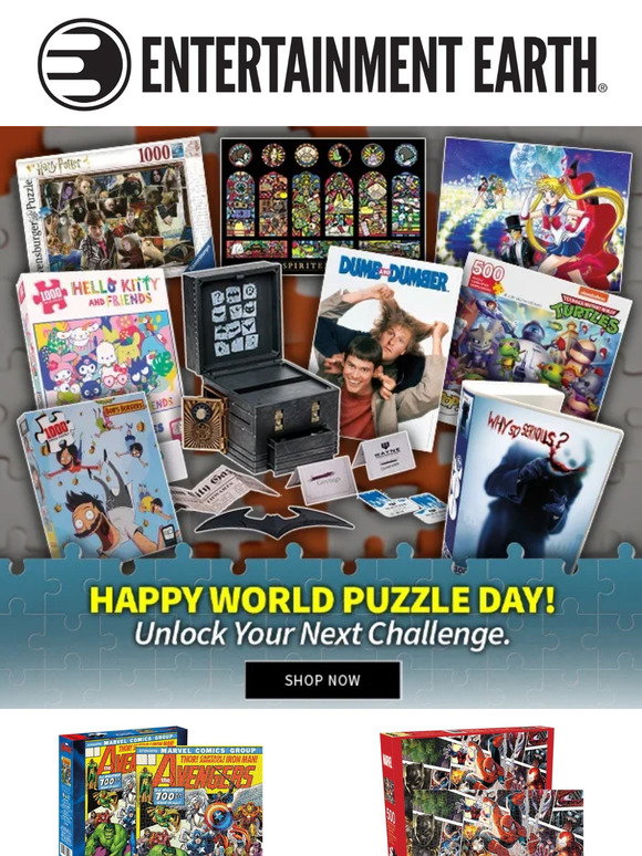 Entertainment Earth: Celebrate World Puzzle Day with These Puzzles! 😎 ...