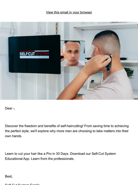 Self-Cut System: Why Men Everywhere Are Choosing to Cut Their Own Hair ...