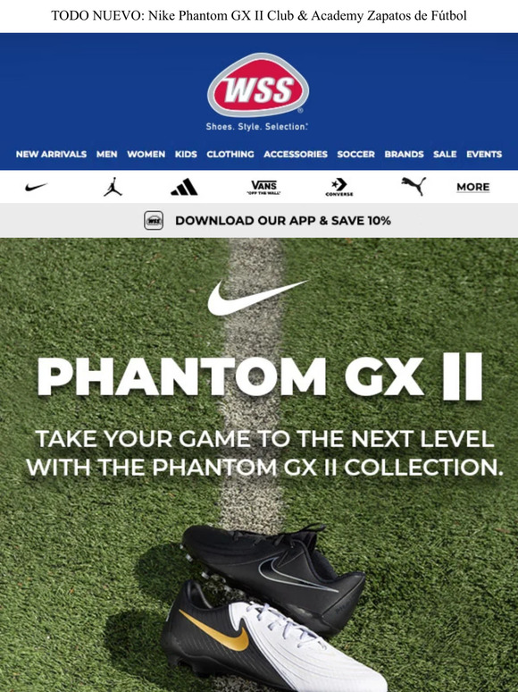 WSS: ALL NEW: Nike Phantom GX 2 Club & Academy Cleats | Milled