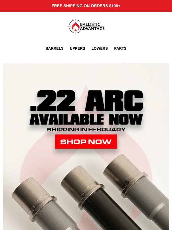 Ballistic Advantage: .22 ARC Barrels Now Available 🔥 | Milled