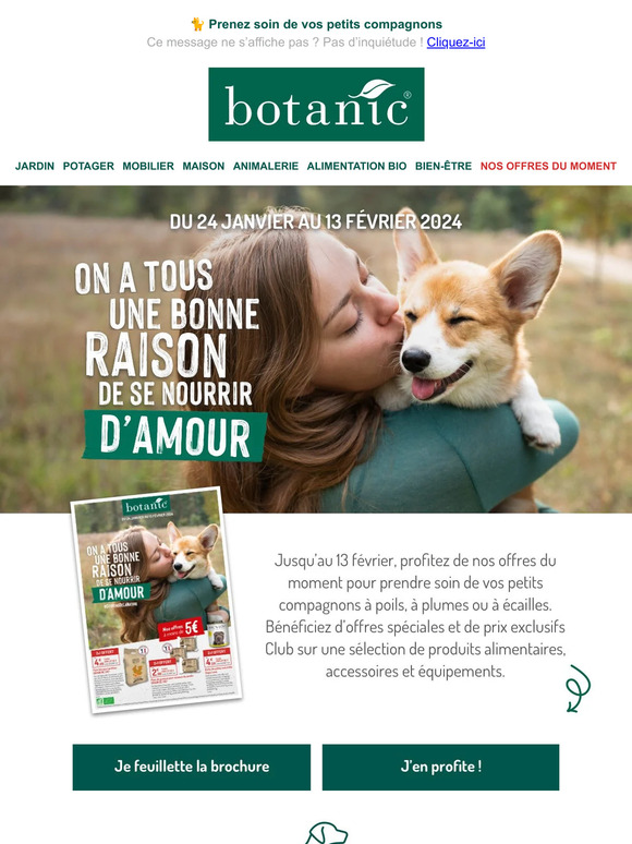 Botanic: 🐰🐱 Nos offres du moment pour chouchouter vos animaux ! | Milled