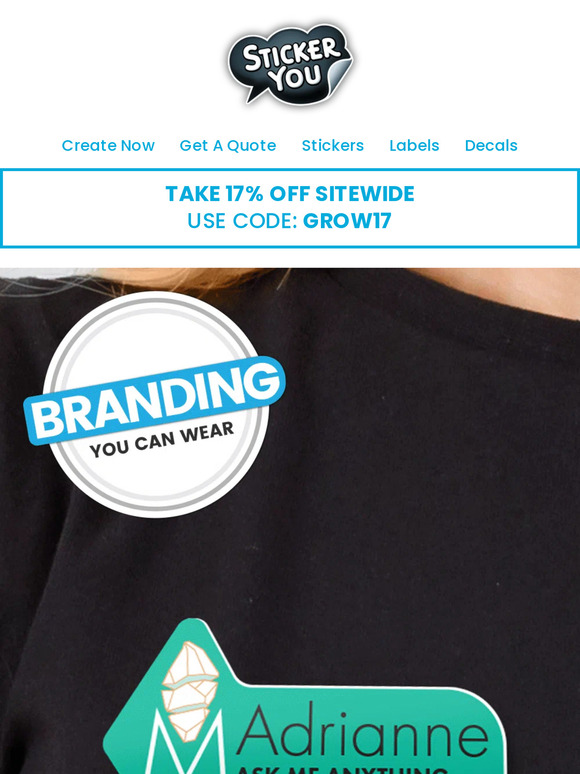 StickerYou: Branding You Can Wear > | Milled