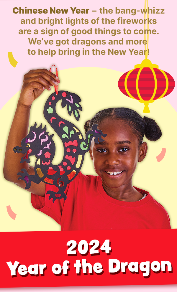 Baker Ross : Craft, Learn & Celebrate Chinese New Year 🐲 | Milled