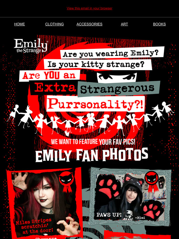 Emily the Strange: Emily Fan Photo Submissions! 🖤📸🐈‍⬛ | Milled