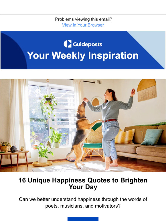 Guideposts: 16 Unique Happiness Quotes to Brighten Your Day | Milled