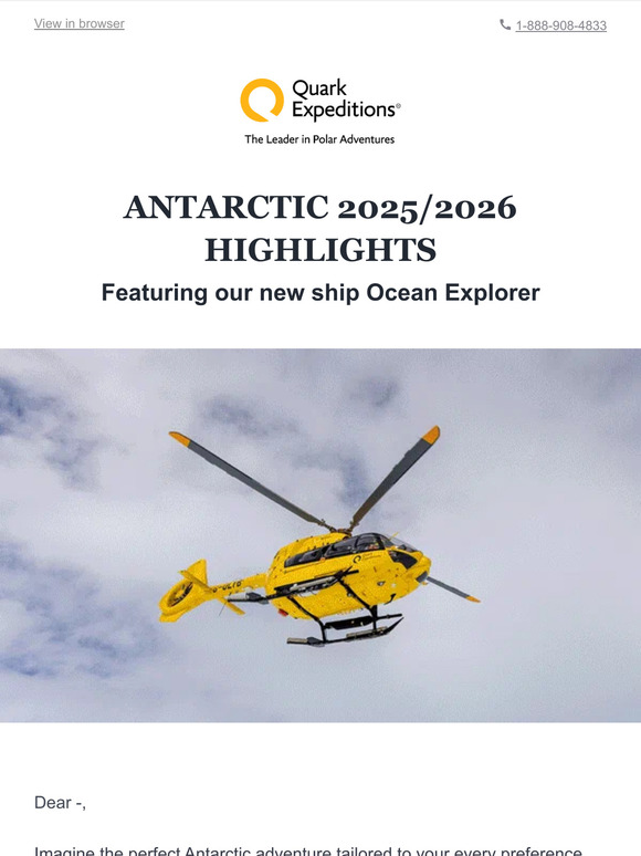 Quark Expeditions: New Antarctic 2025/2026 Itineraries are here! Early ...