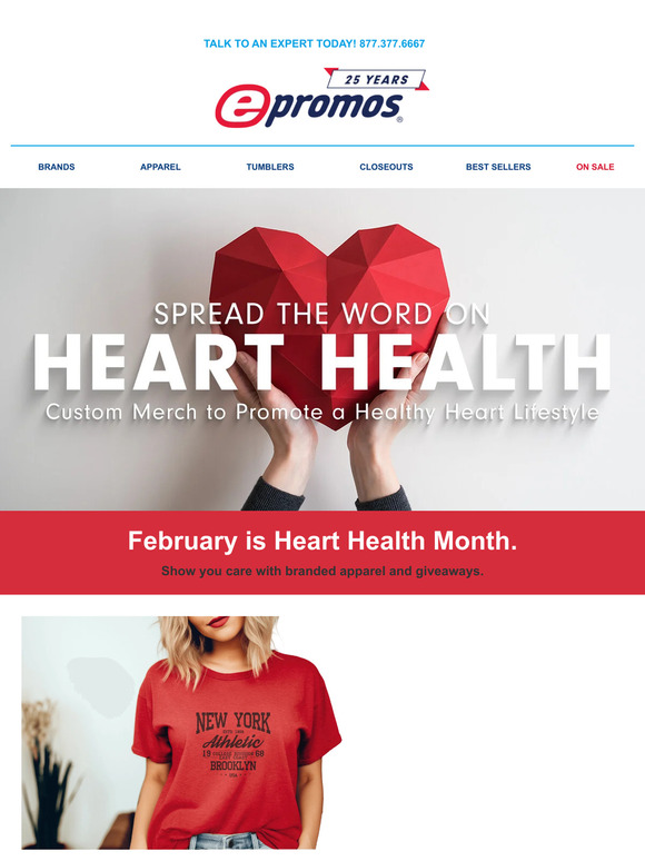 ePromos: Swag to promote heart health month | Milled