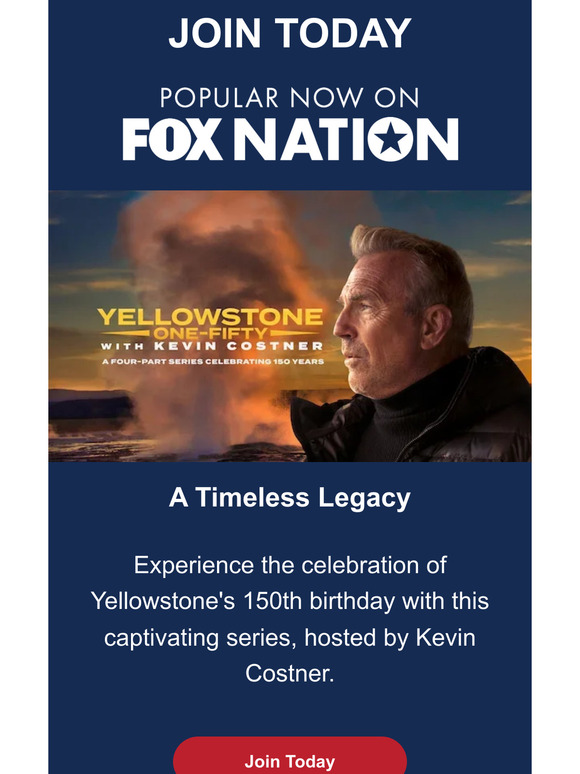 Fox News: Explore the Untamed Legacy Yellowstone 150 | Milled