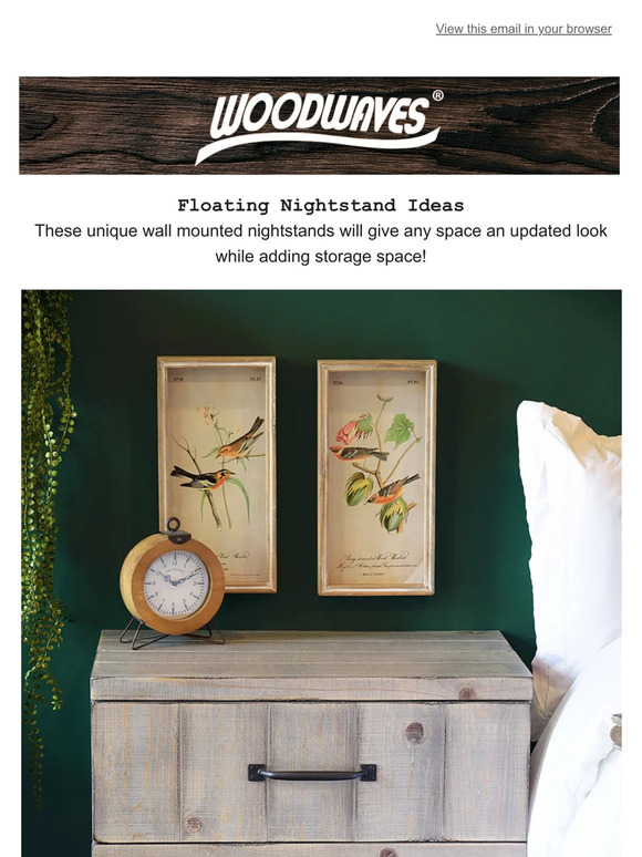 Woodwaves: 😍 Floating Nightstand Ideas | Milled