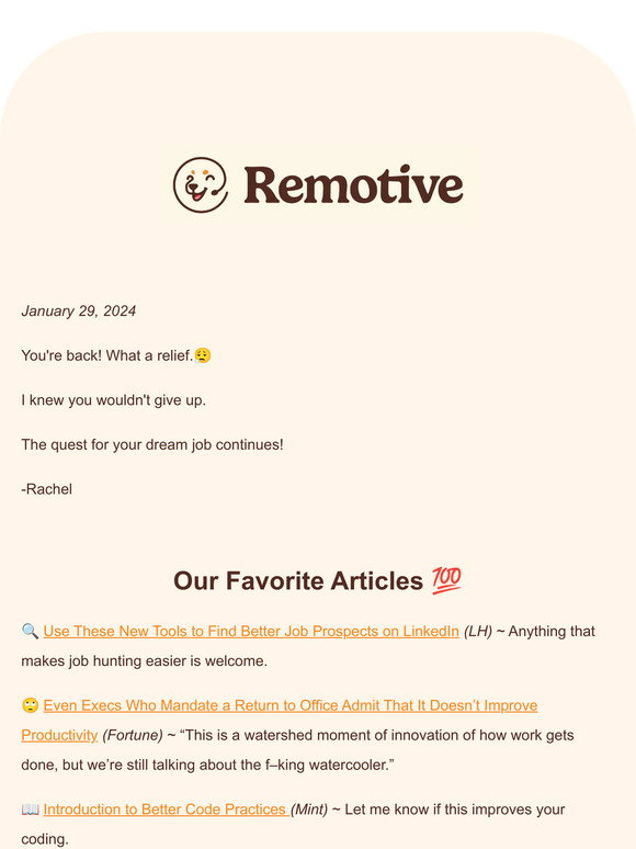 Remotive: The Biggest Change Coming to Remote Work and RTO in 2024 | Milled