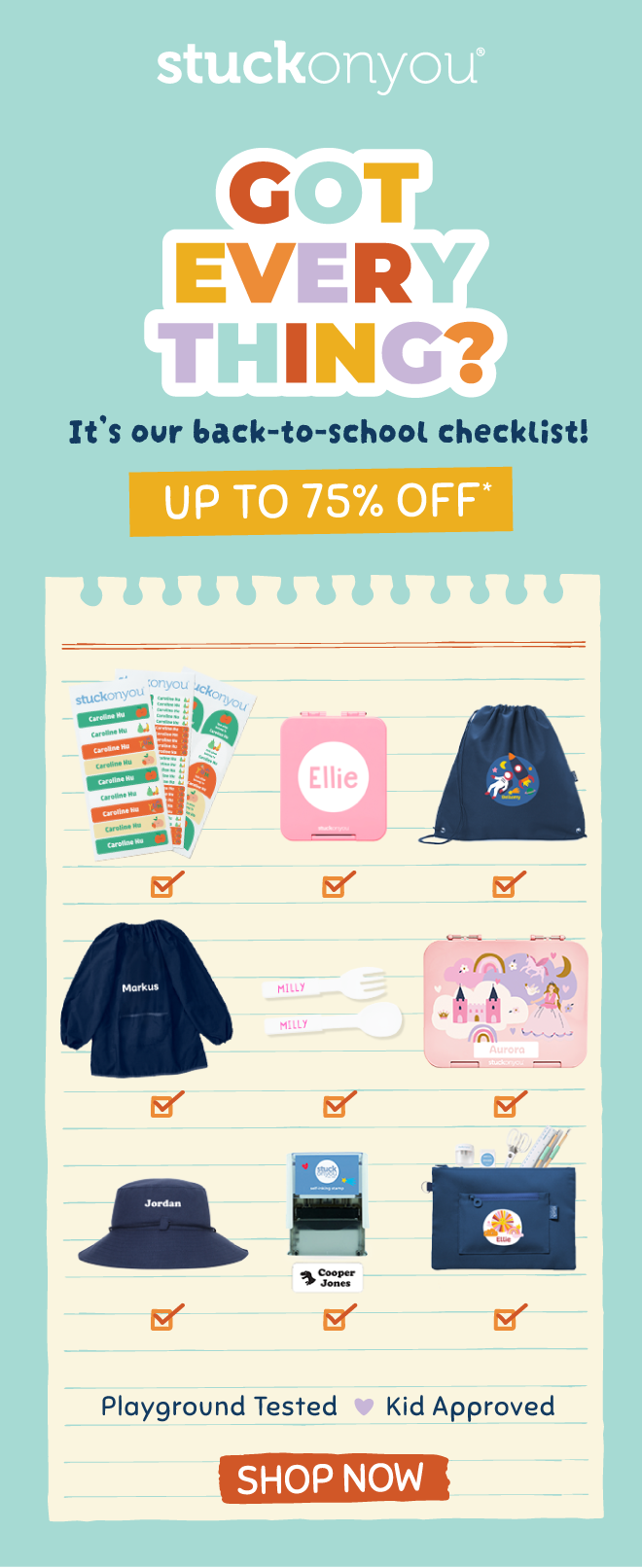 Stuck On You: , Tick Off Your Back-to-School Checklist with Stuck On ...