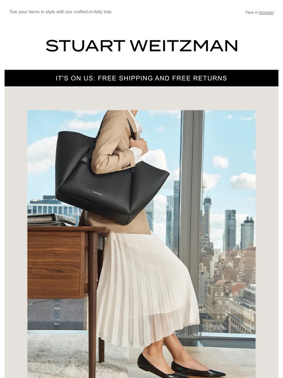 Stuart Weitzman: The Gogo Tote Has You Covered | Milled