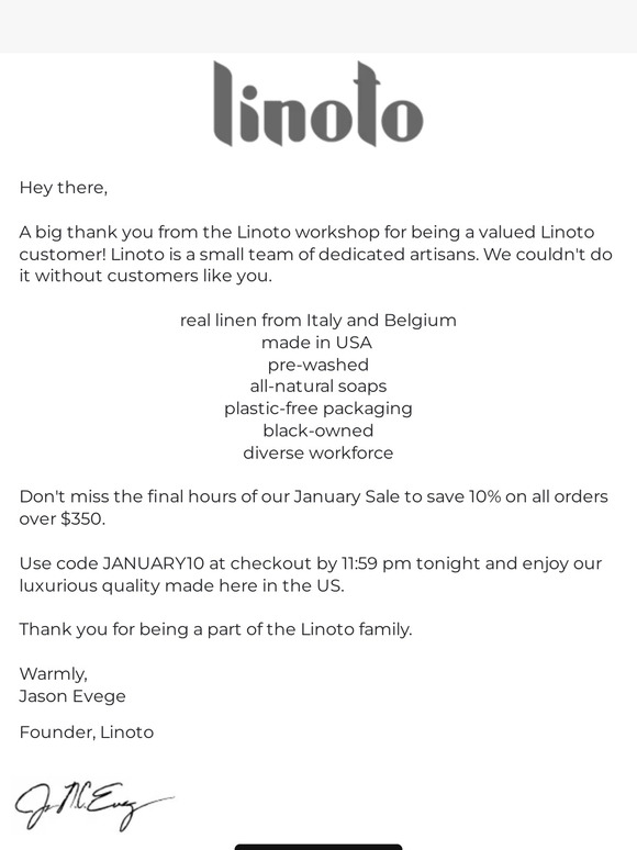 Linoto: Thank you from Linoto | Milled
