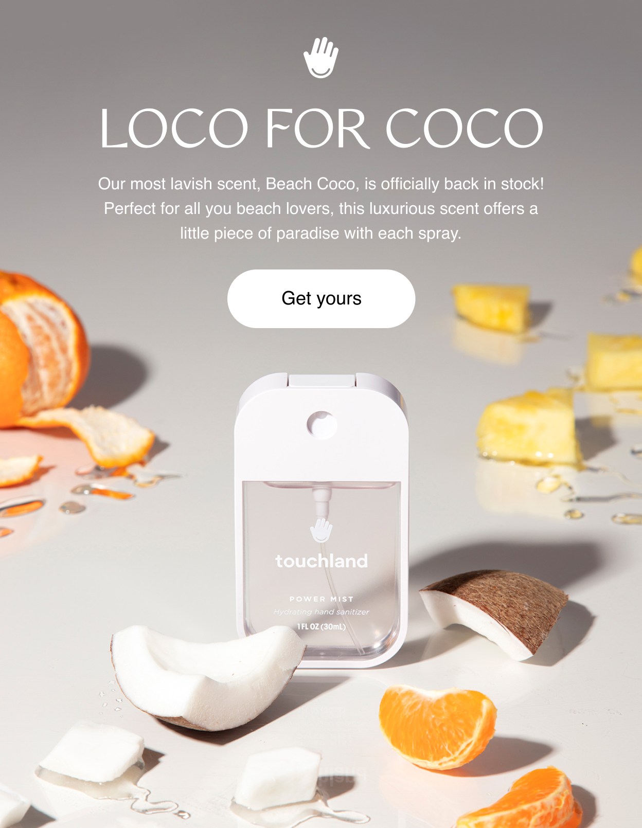 Touchland: Beach Coco is back 🥥 | Milled