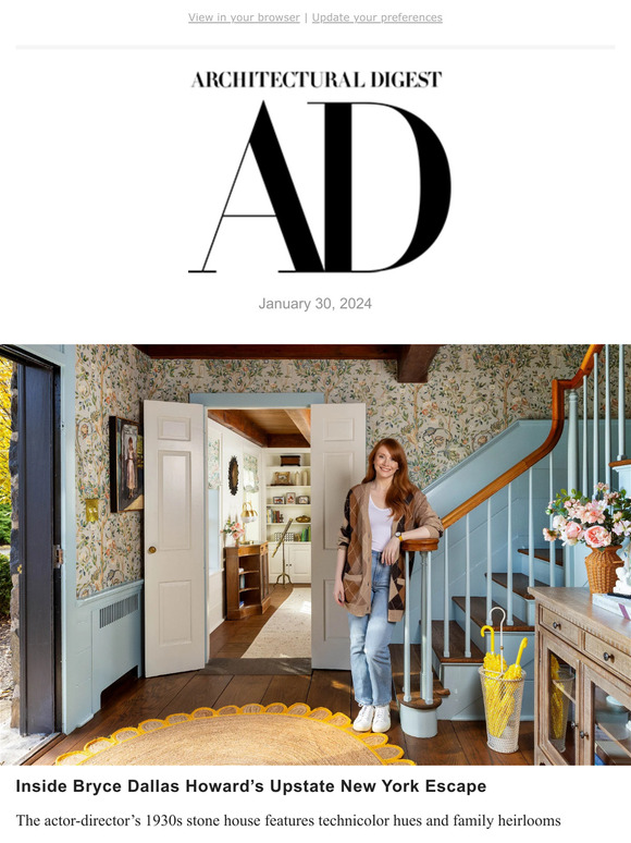 Architectural Digest: OPEN DOOR ALERT: Inside Bryce Dallas Howard’s ...