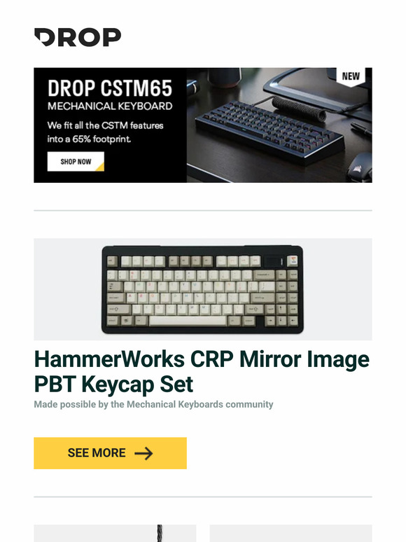 Drop: Introducing A New Custom Keyboard Experience—Now Compact | Milled