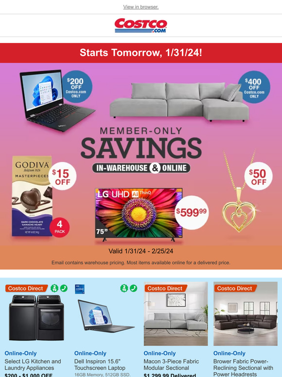 Costco: Take a PEEK! Member-Only Savings Book Starts Tomorrow! | Milled