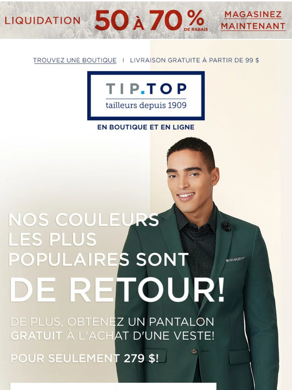 Tip Top Tailors: Vous L’Avez Demandé, Nous Vous Avons Écouté : Elles ...