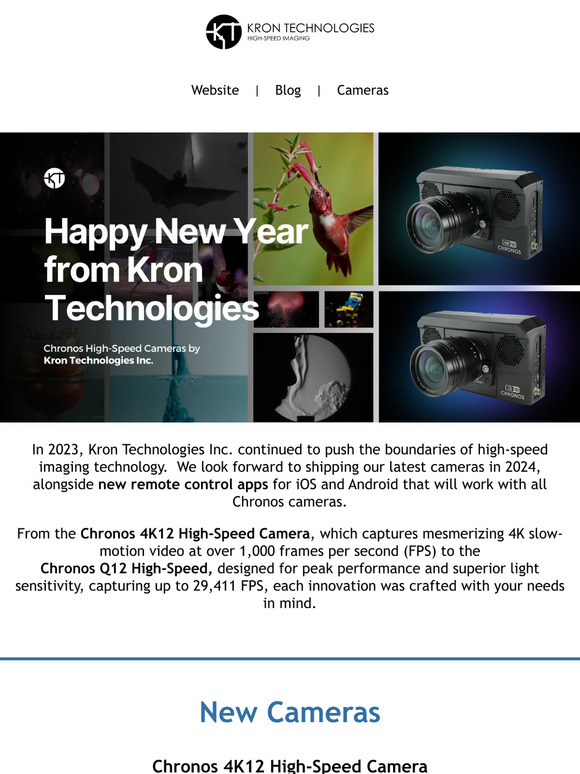 Kron Technologies: The Chronos Timestamp Newsletter 📷 | January Issue ...