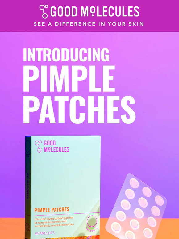 Good Molecules: PIMPLE PATCHES ARE HERE 🤩 | Milled