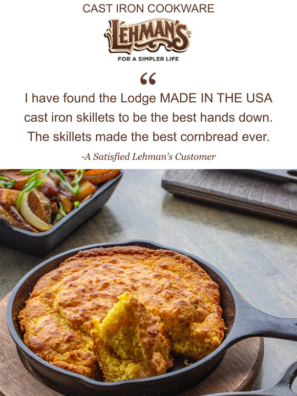 Lehman's: Cast Iron Rocks 🍳 | Milled