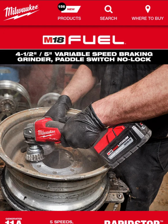 Milwaukee Tool: 5 Speeds for Increased Control | Milled