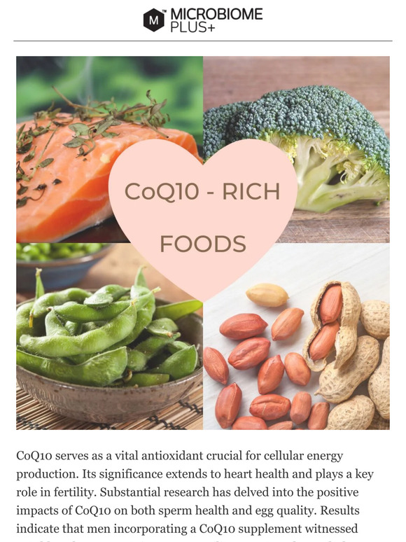 Microbiome Plus: Foods rich in CoQ10 😋 | Milled