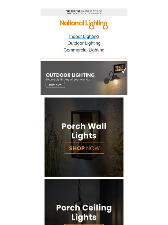 National Lighting: Purposeful Porch Lights & Bold Bulkheads | Milled