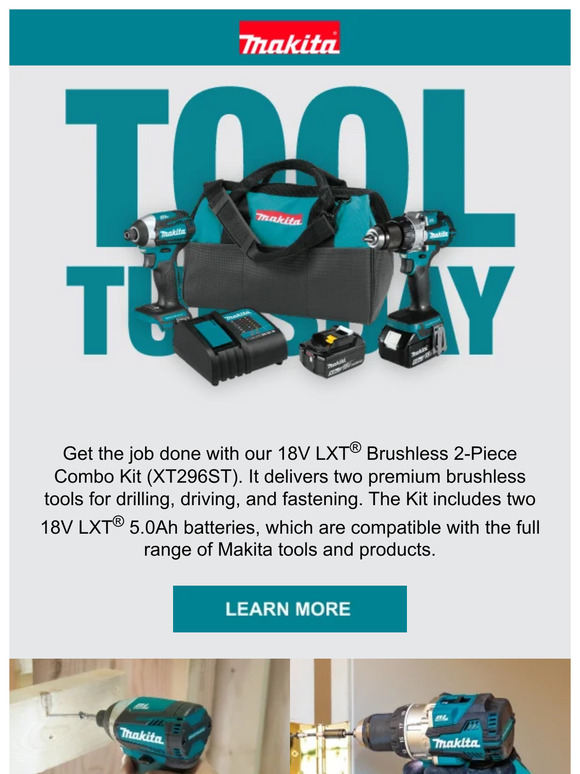 Makita: Makita Tool Tuesday - LXT® Two Piece Combo Kit | Milled