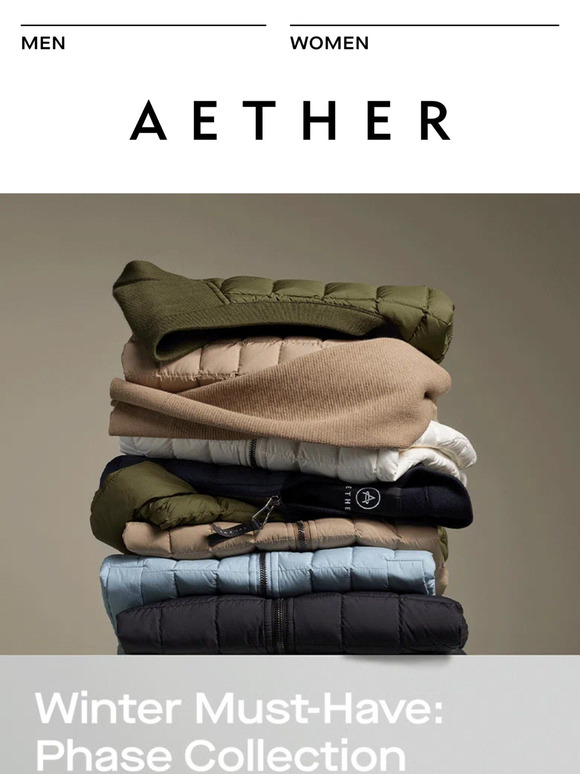 Aether: Our Popular Phase Collection | Milled