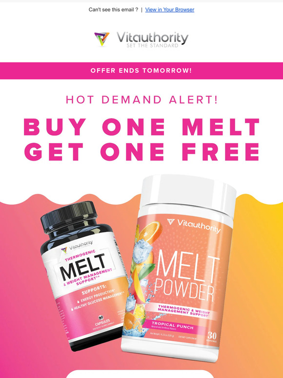 Vitauthority: Melt PM Sold Like Hotcakes 🔥 But You Can Still Enjoy a ...