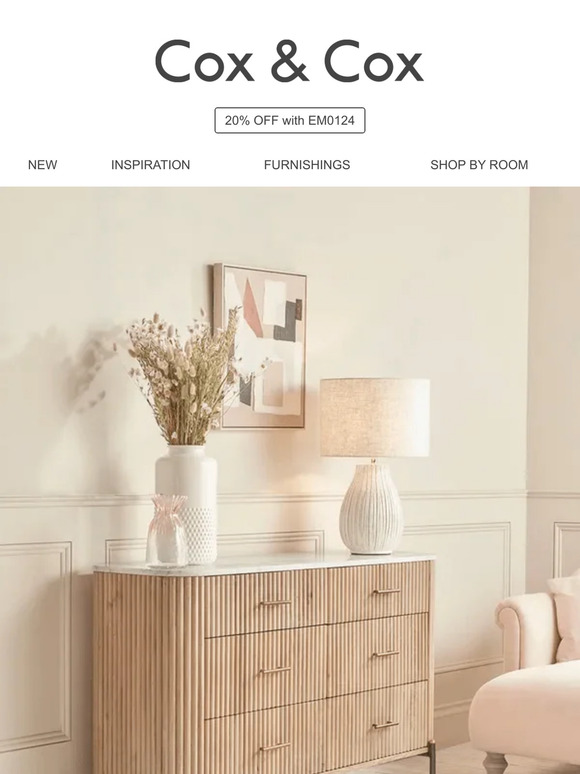 Cox and Cox: The Freja Collection | 20% OFF new & bestselling designs ...