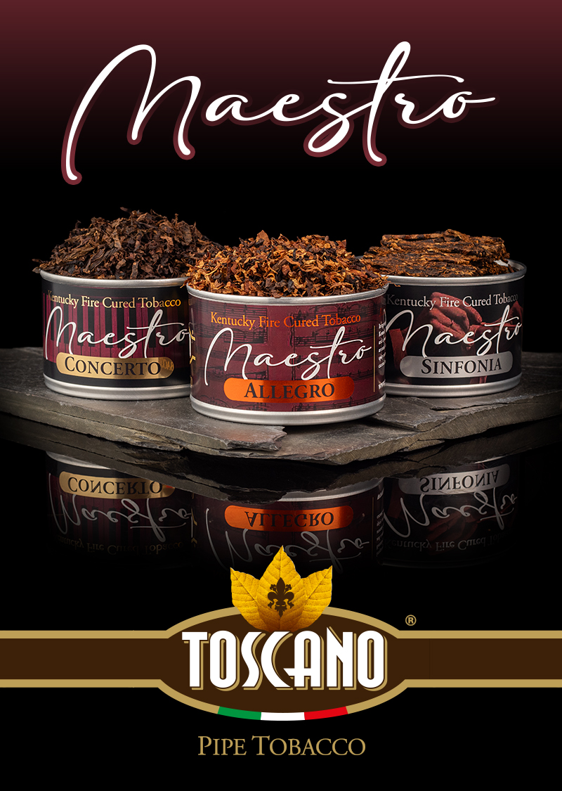 Smokingpipes: Toscano Maestro Pipe Tobacco | Available Now | Milled