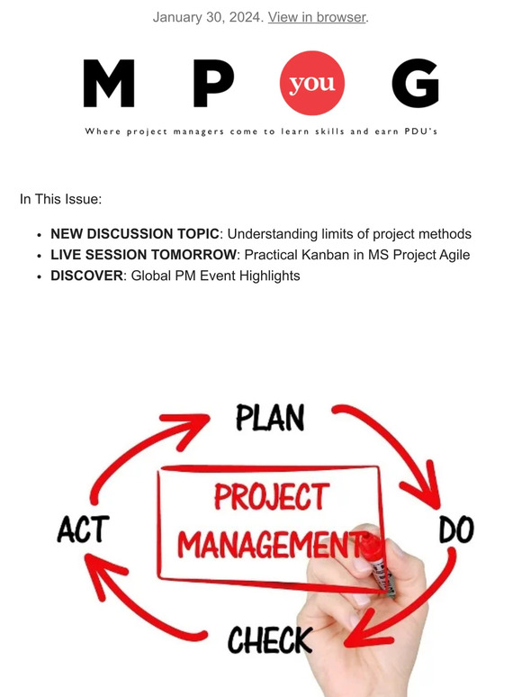 MPUG: Discussing limits of project methods | Milled