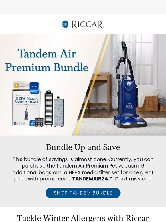 Riccar: Get to Know the Tandem Air Advantage | Milled