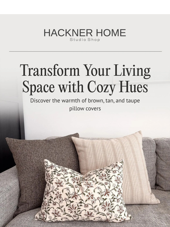 Hackner Home: Transform Your Living Space This Winter with Cozy Hues ...