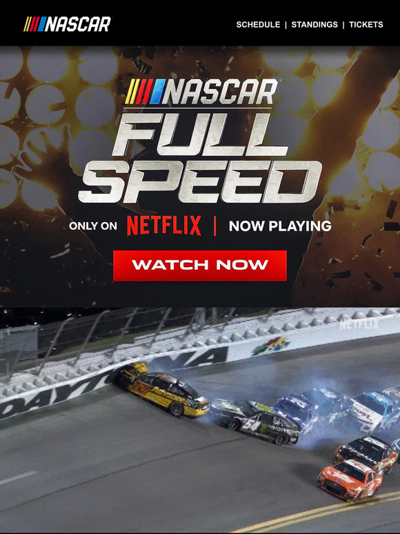 NASCAR: Now on Netflix! 🙌 Watch NASCAR: Full Speed | Milled