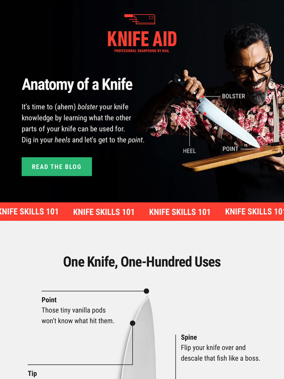 Knife Aid: Knife Aid’s guide to knife anatomy | Milled